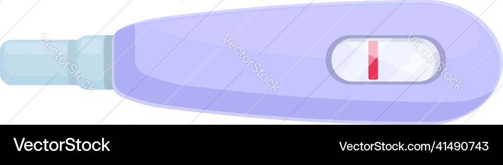 Hormone test icon cartoon pregnant Royalty Free Vector Image