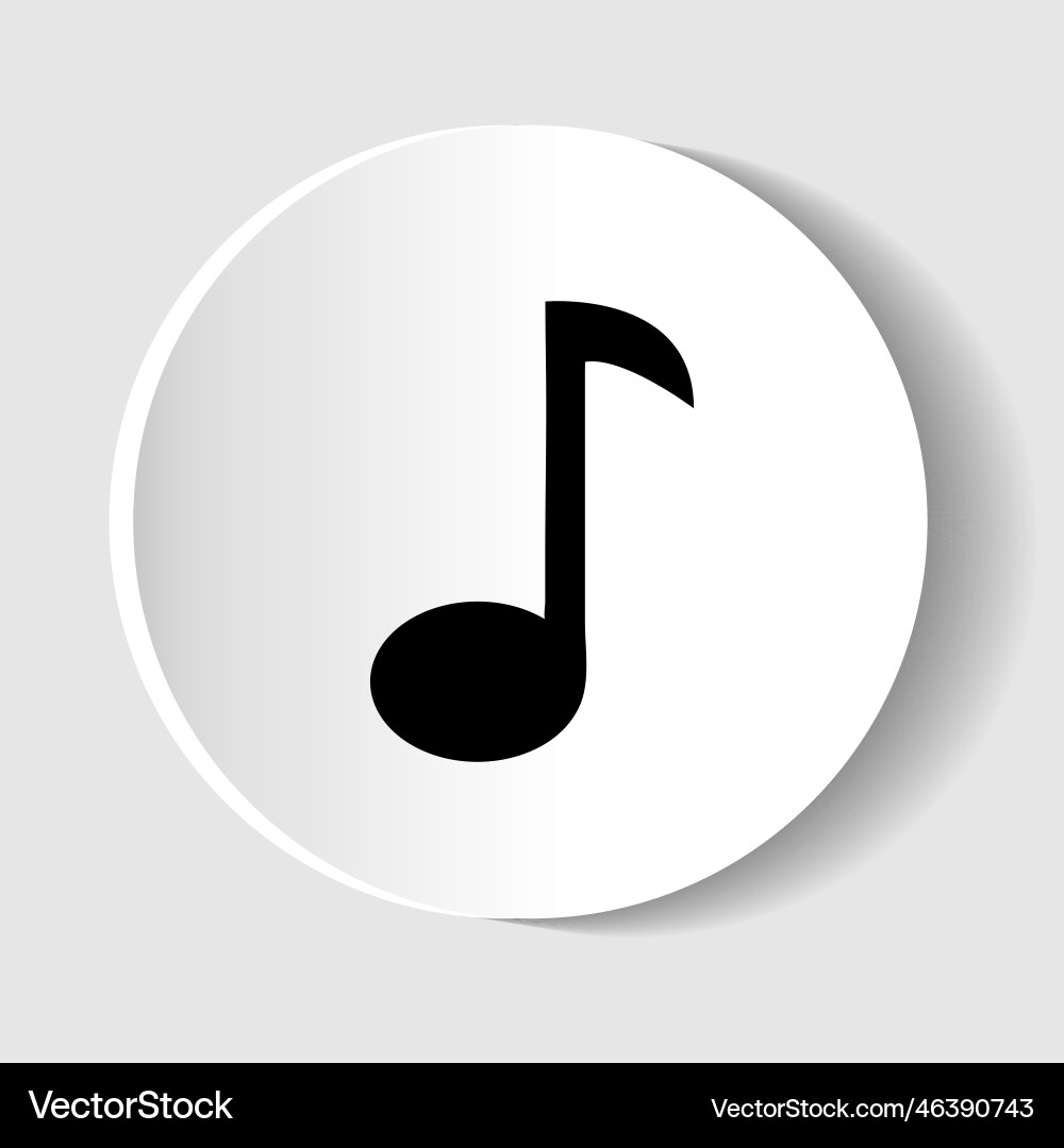 Music note concept Royalty Free Vector Image - VectorStock