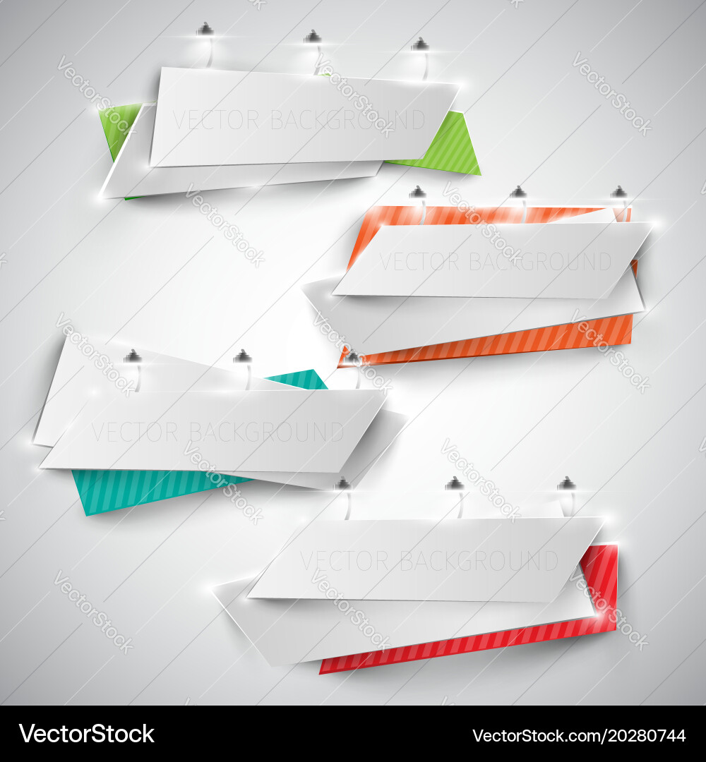 Colorful billboard for advertising Royalty Free Vector Image