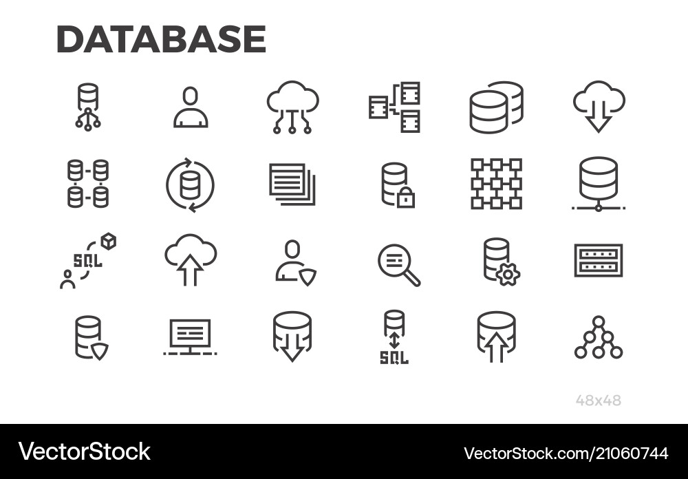 Sql Server Vector Images (over 1,600)
