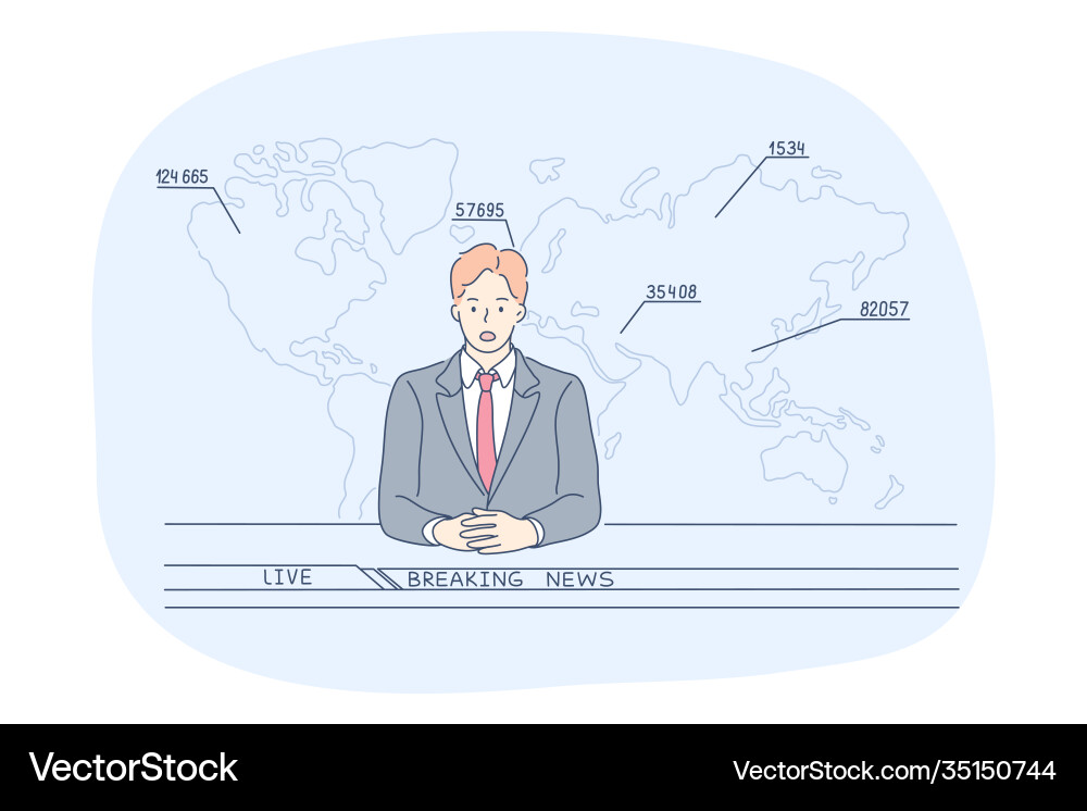 Men working in media professions occupation Vector Image