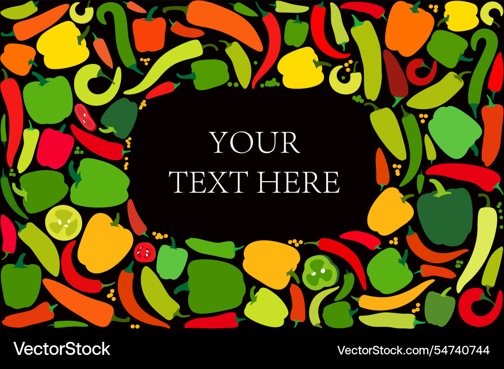 Peppers pattern backgrounds Royalty Free Vector Image