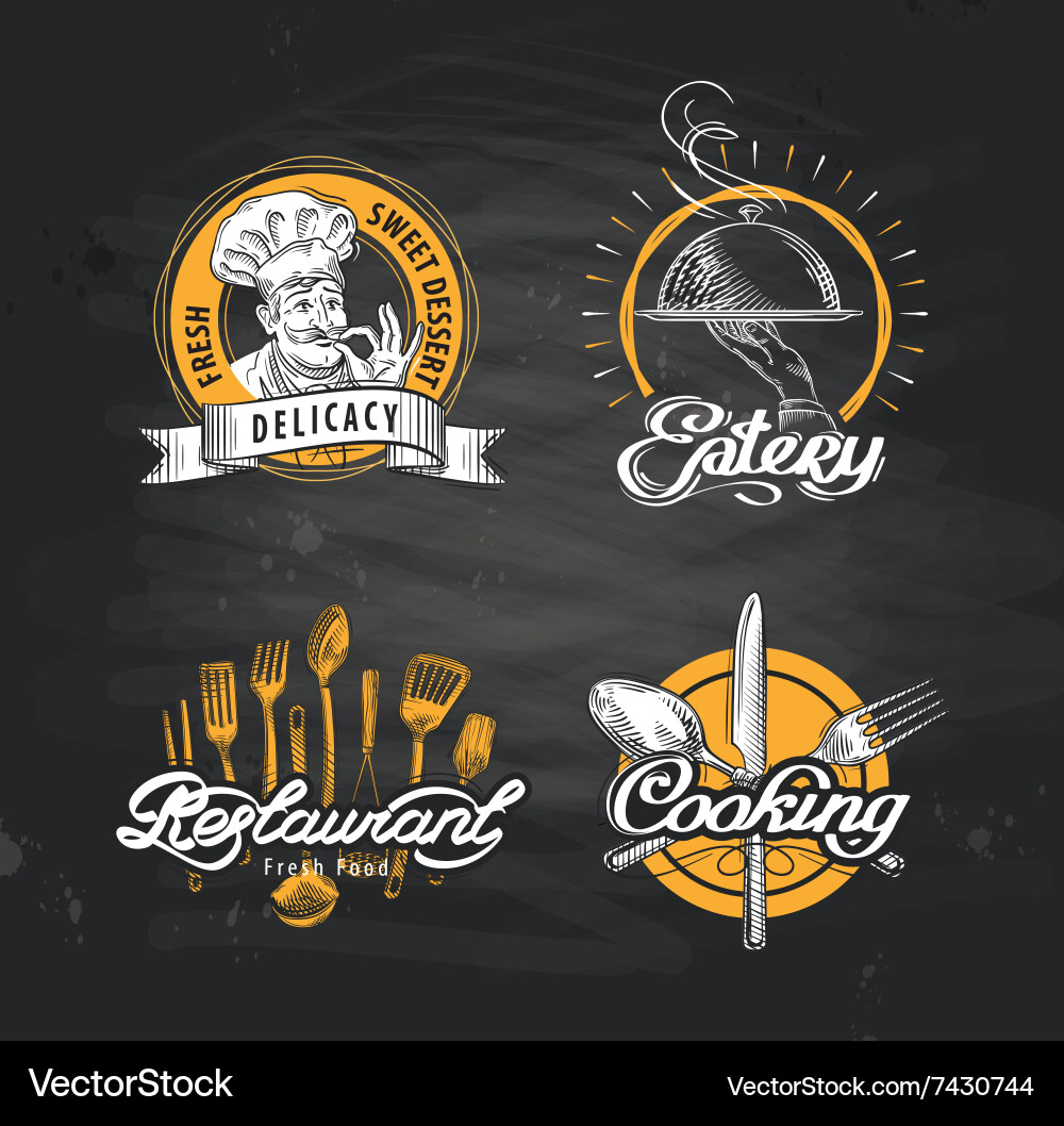 Restaurant Logos Vector