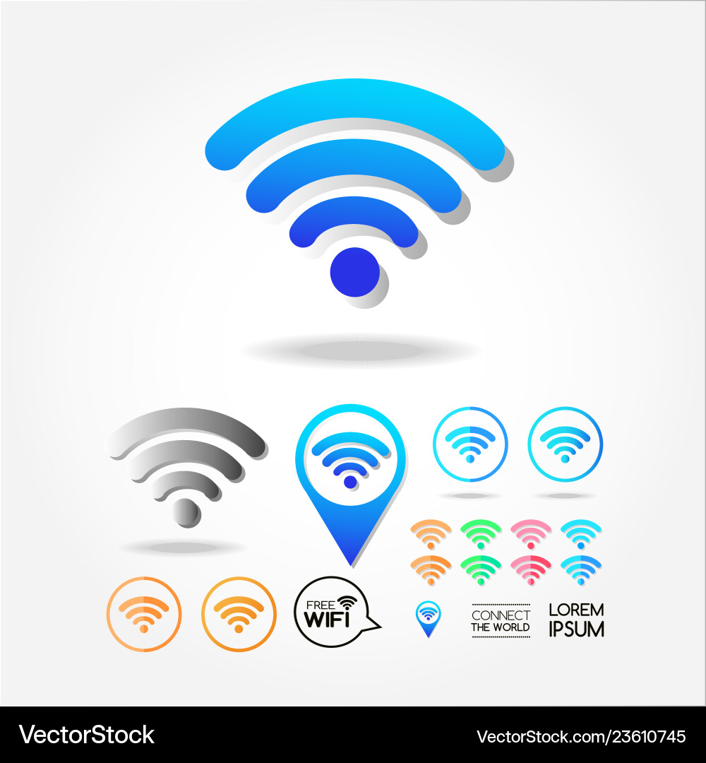 A great connection of the world Royalty Free Vector Image