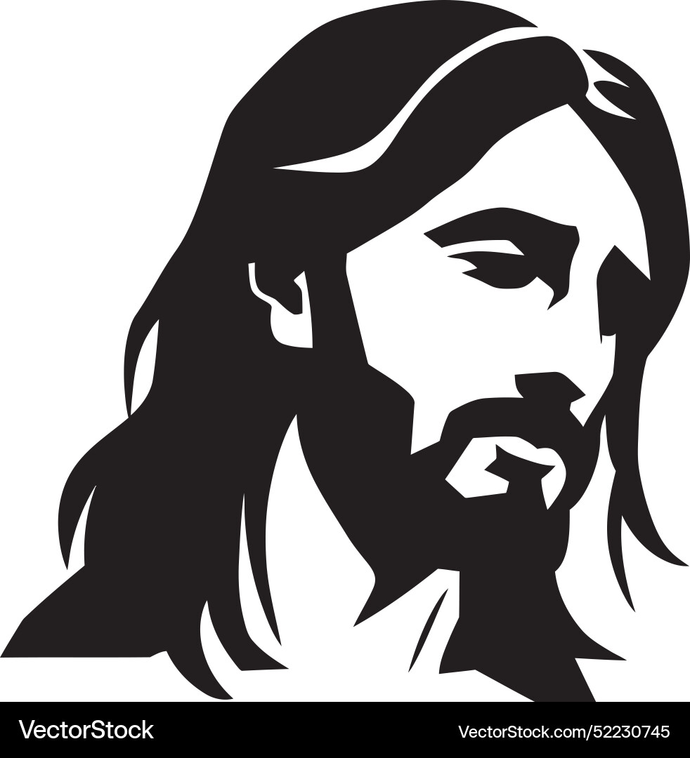 Artistic reverence depicting jesus in various Vector Image