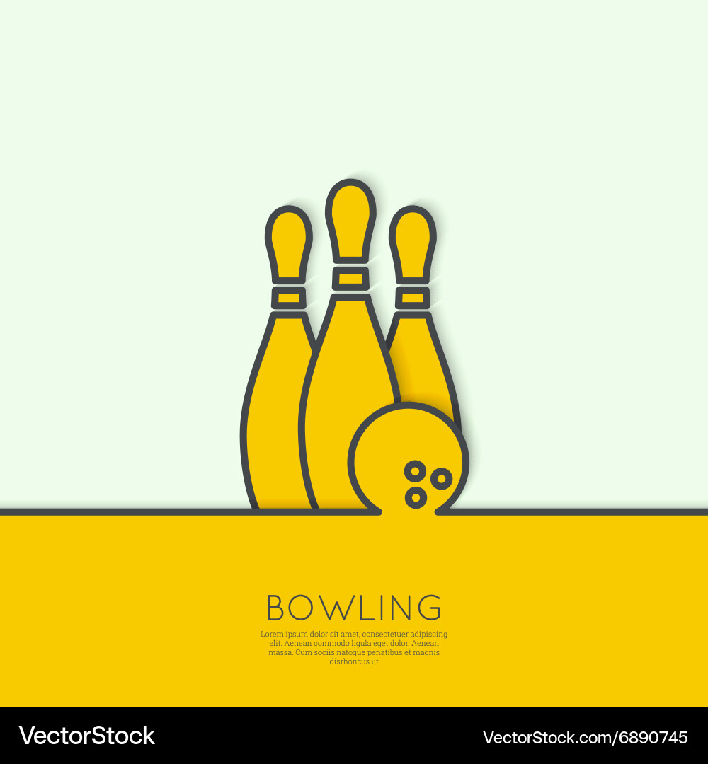 Pin and ball Royalty Free Vector Image - VectorStock