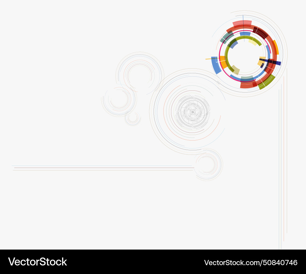 Abstract futuristic fade computer technology Vector Image