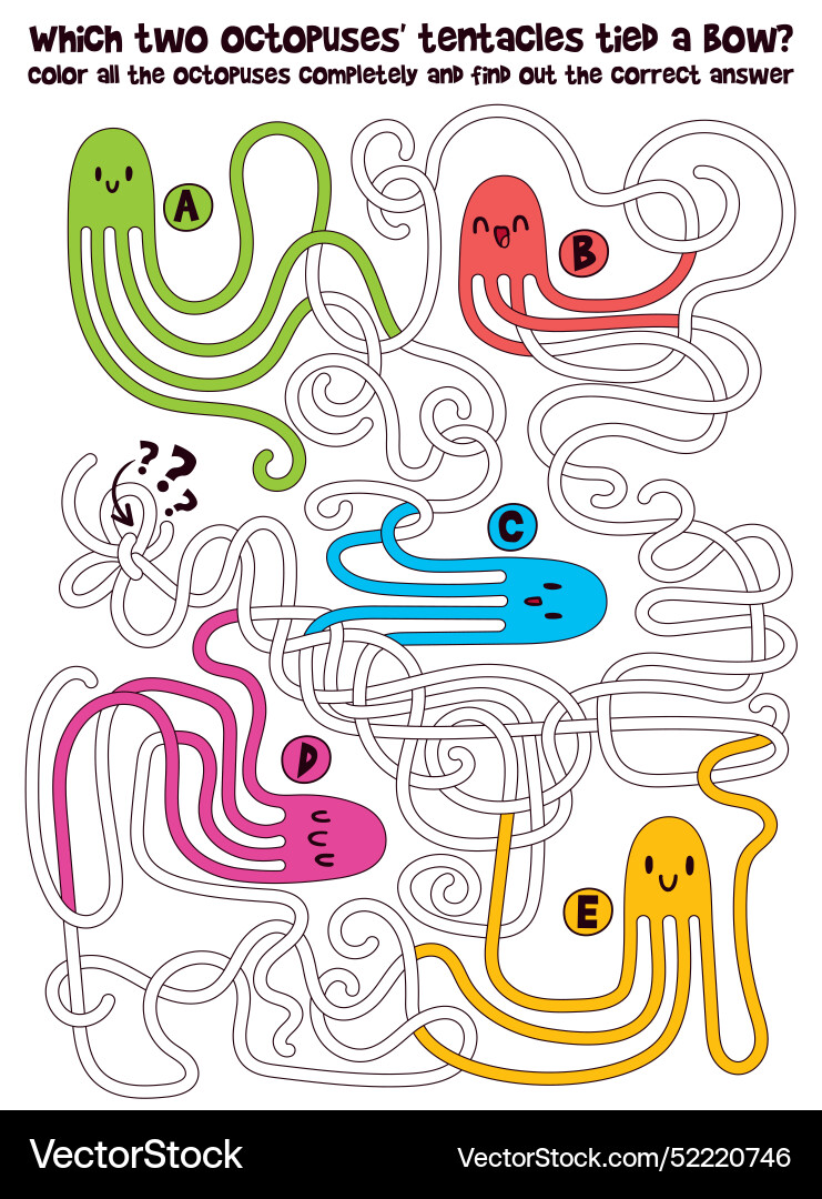 Maze for children educational game kids Royalty Free Vector