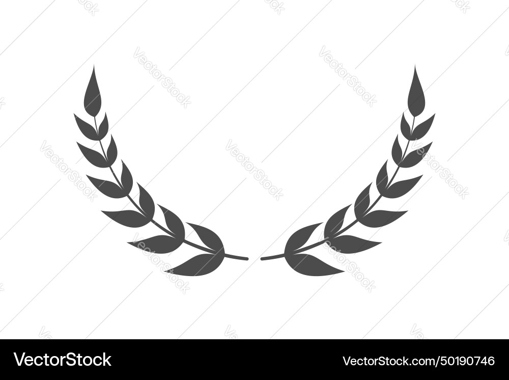 Wreath icon Royalty Free Vector Image - VectorStock
