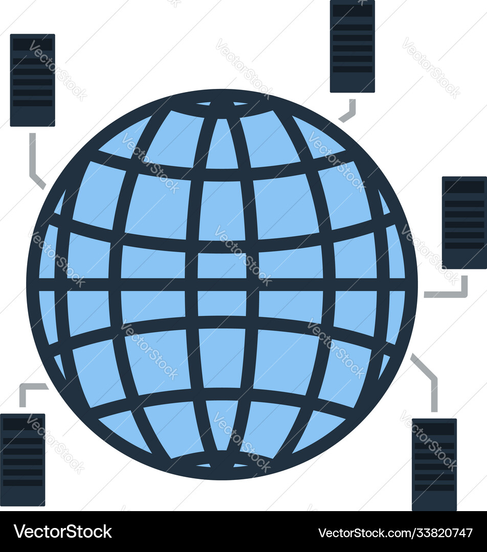 Big data icon Royalty Free Vector Image - VectorStock