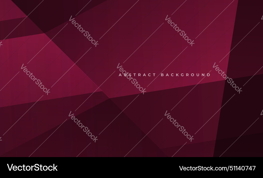 Dark red modern abstract background with polygonal
