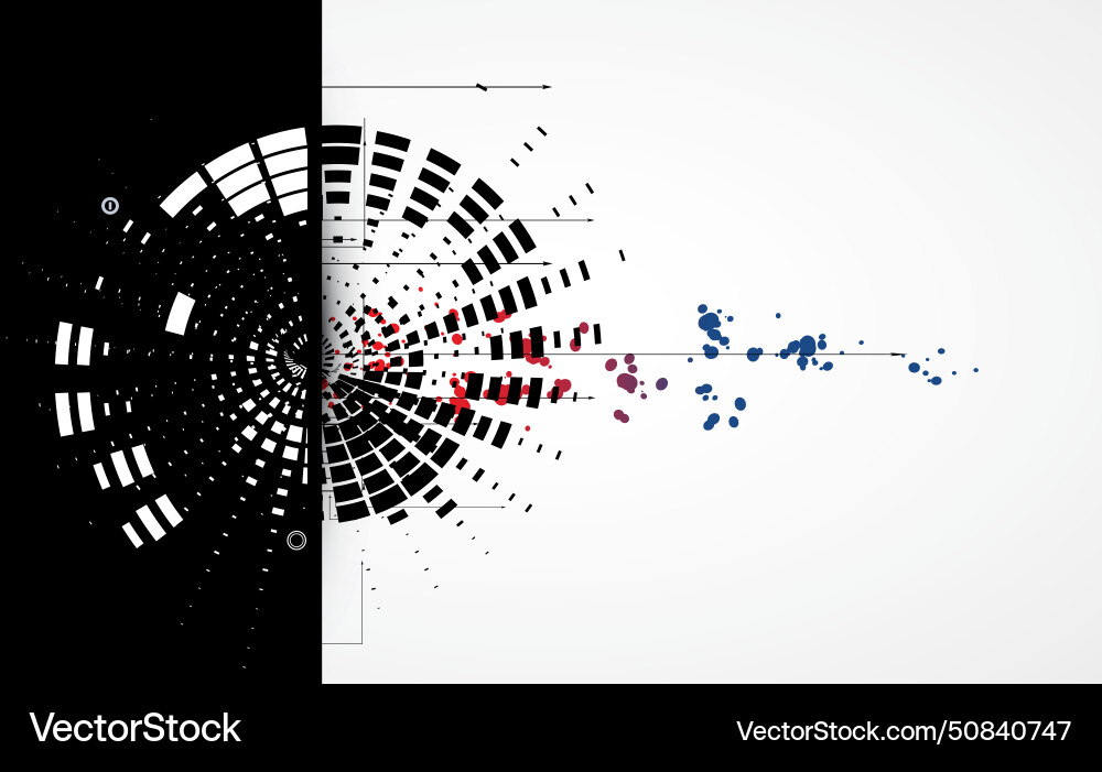 Global infinity computer technology concept Vector Image