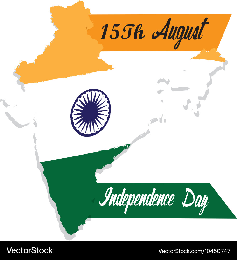 Indian flag design element Royalty Free Vector Image