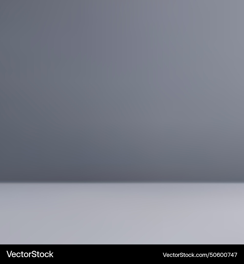 Light blue studio room background with spotlight Vector Image