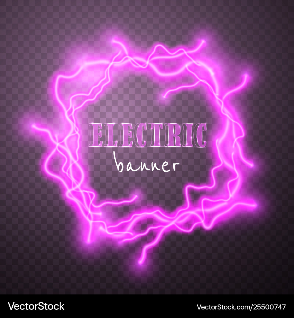 Realistic lightnings with transparency for design Vector Image Realistic lightnings with transparency for design Vector Image