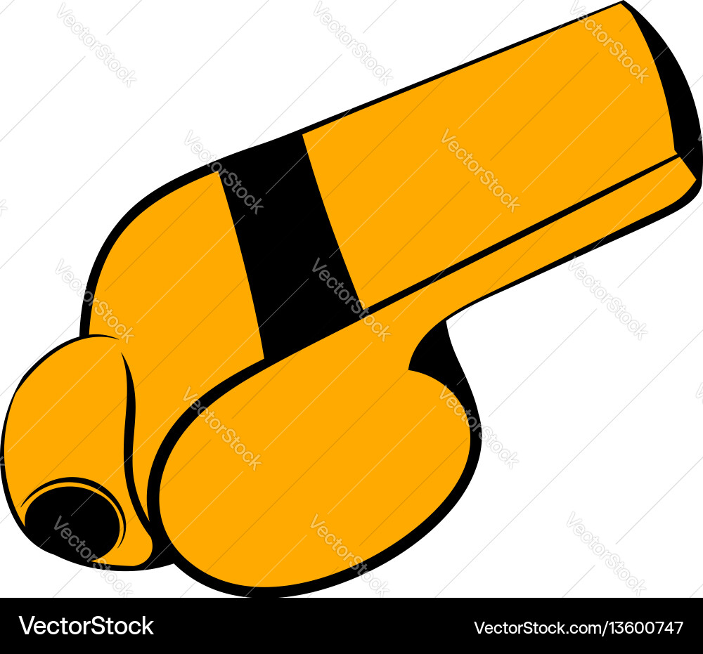 Whistle icon cartoon Royalty Free Vector Image
