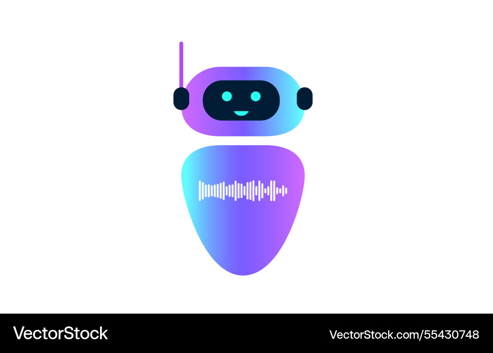 Ai chatbot technology Royalty Free Vector Image