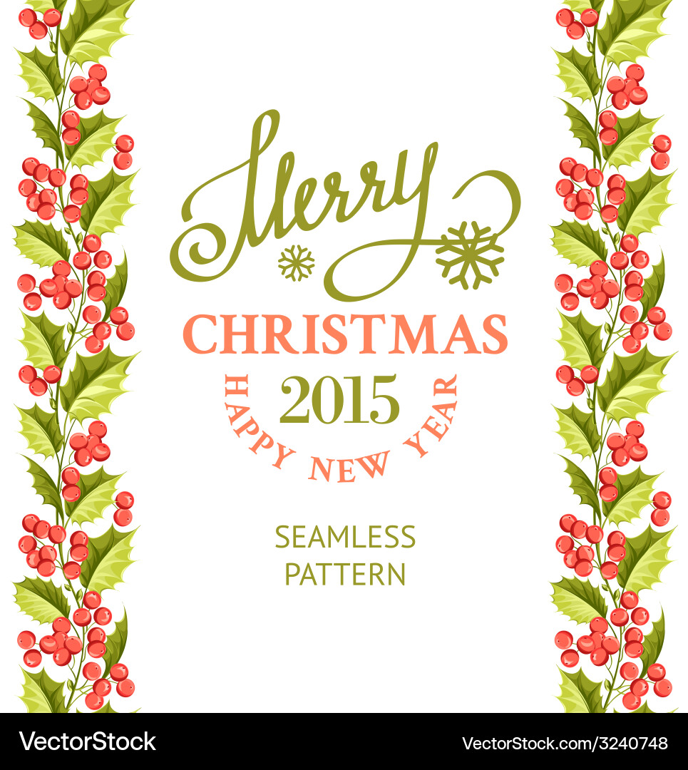 Merry christmas card Royalty Free Vector Image