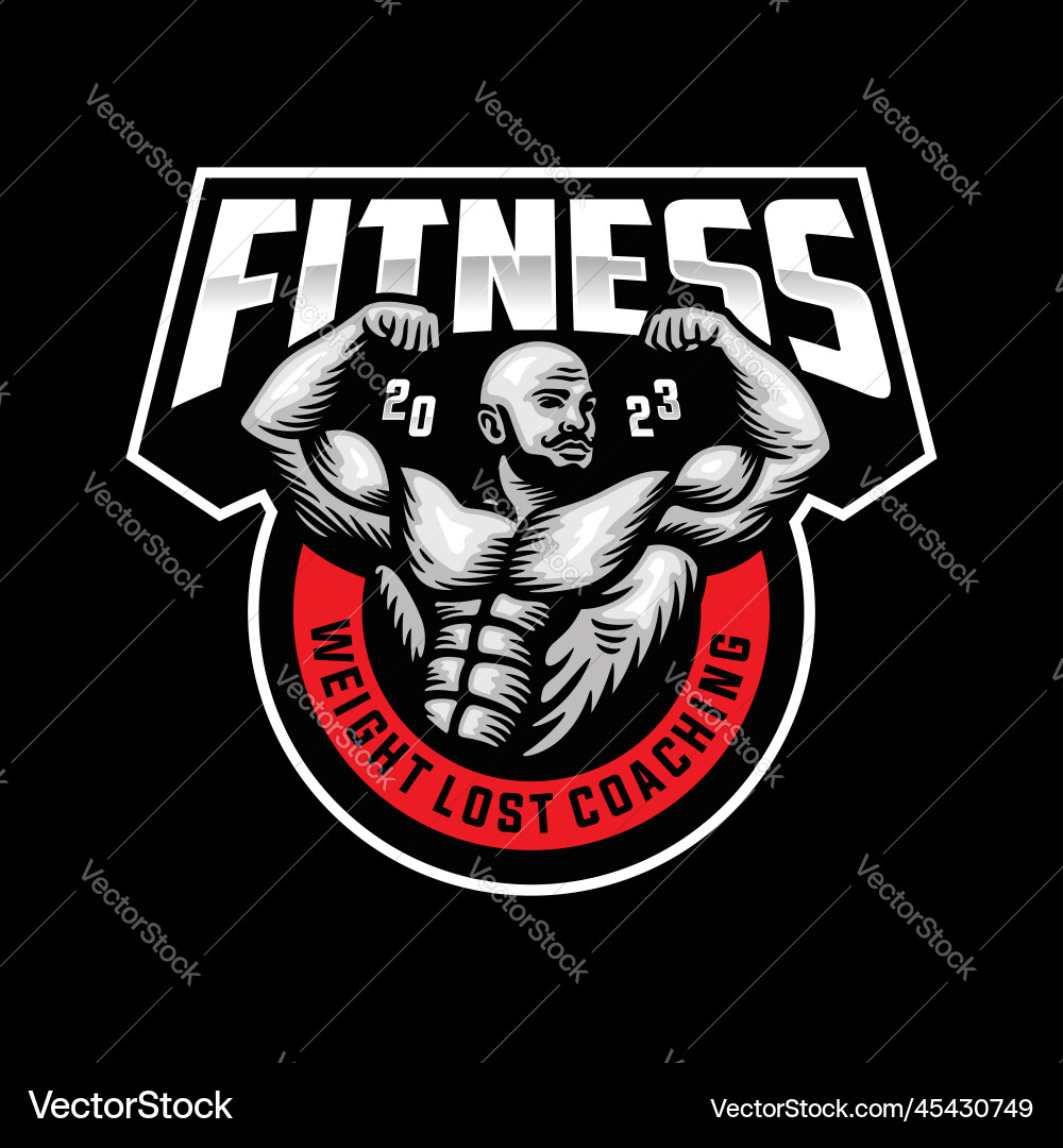 Bodybuilding Gym Logos Fitness Gym Bodybuilding Logo Stock