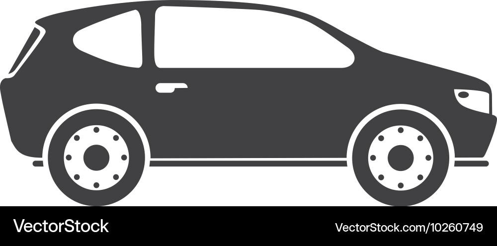 Car vehicle side Royalty Free Vector Image - VectorStock