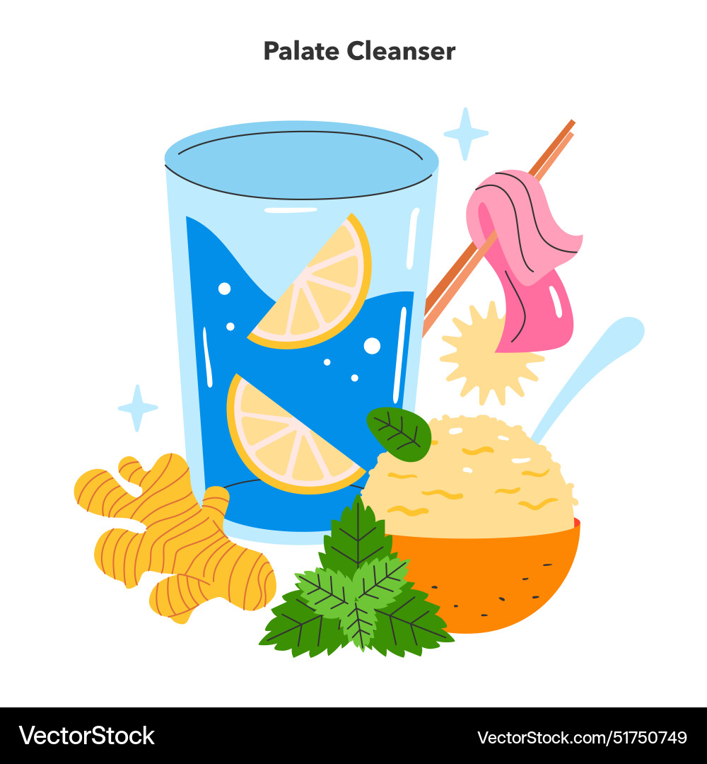 Flavor reversal flat Royalty Free Vector Image