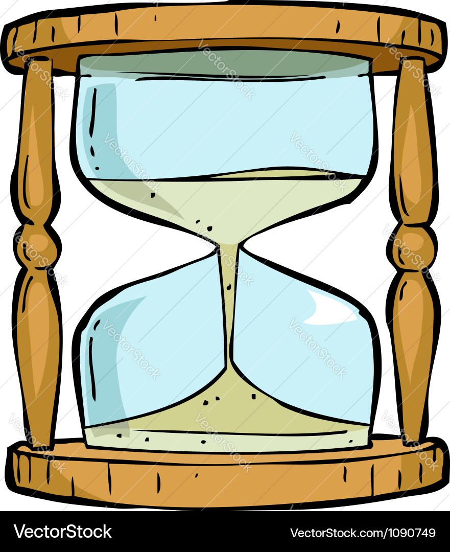 Hourglass Royalty Free Vector Image - VectorStock
