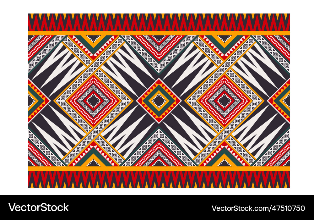 African tribal geometric pattern Royalty Free Vector Image