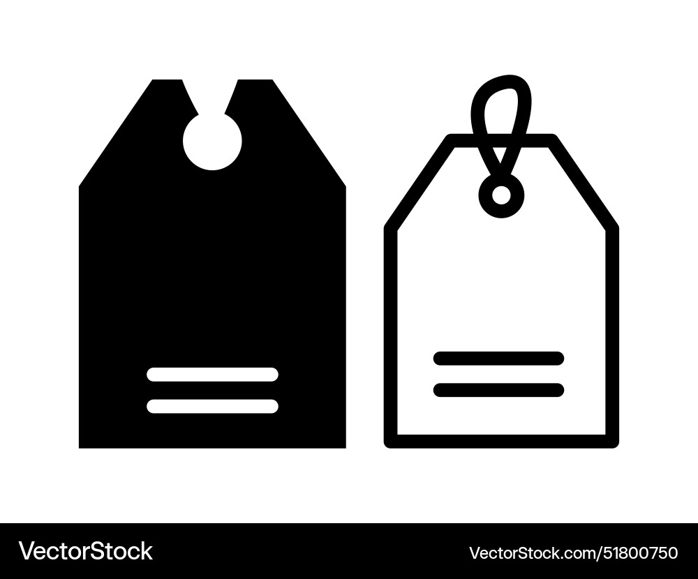 Price tag icon Royalty Free Vector Image - VectorStock