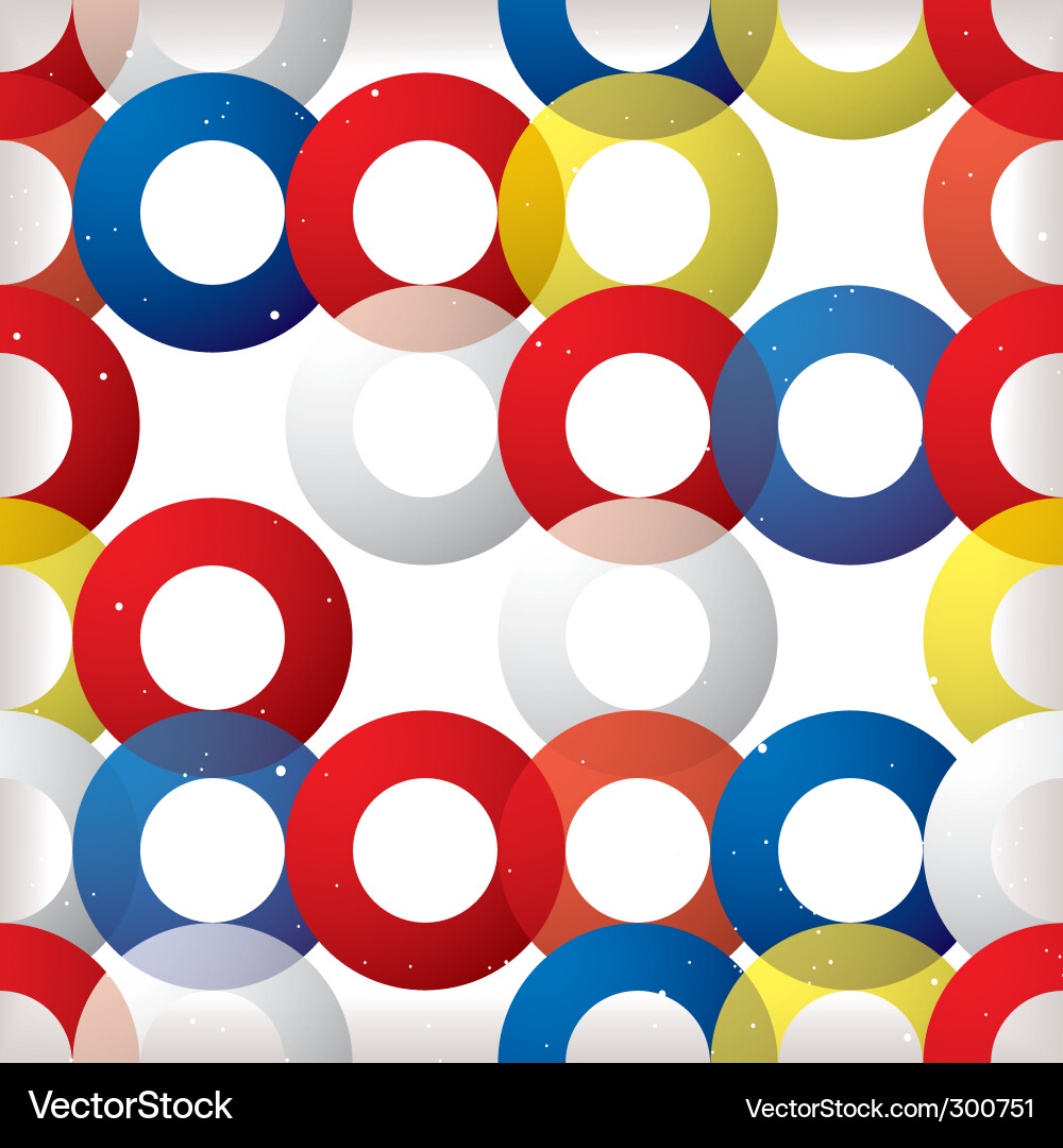 Circular seamless tile red Royalty Free Vector Image