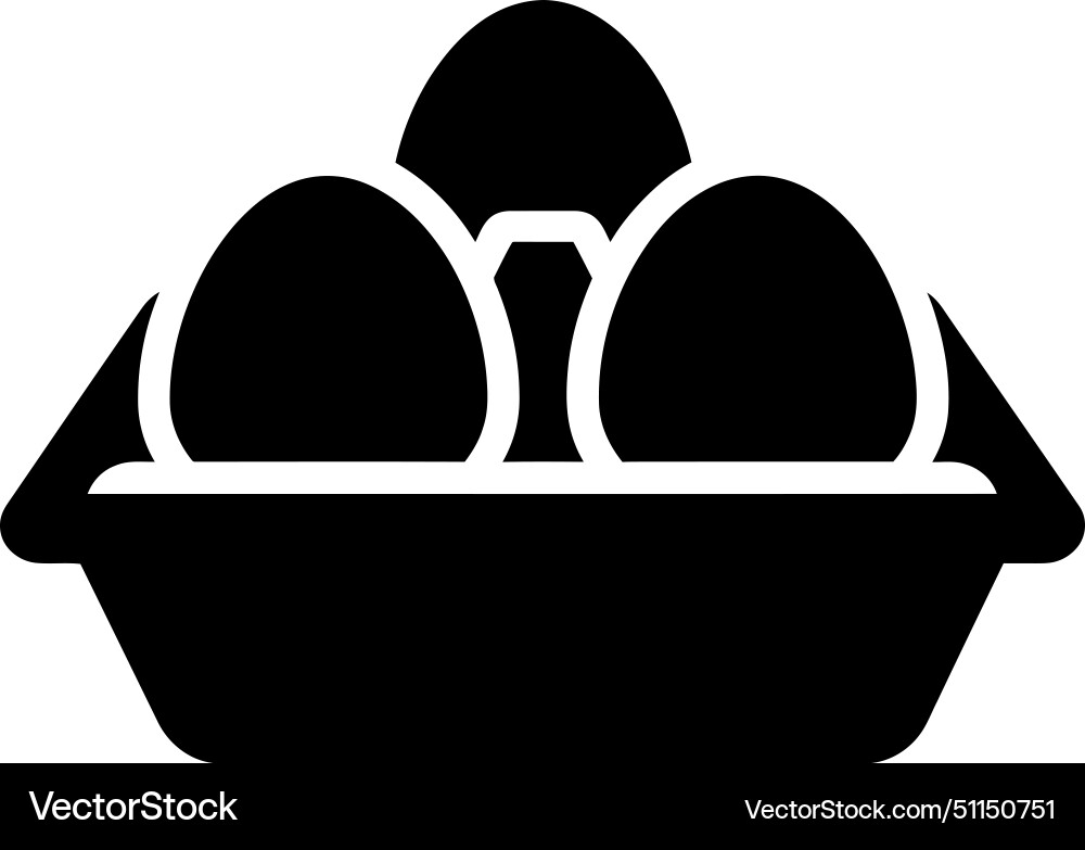 Egg carton icon Royalty Free Vector Image - VectorStock
