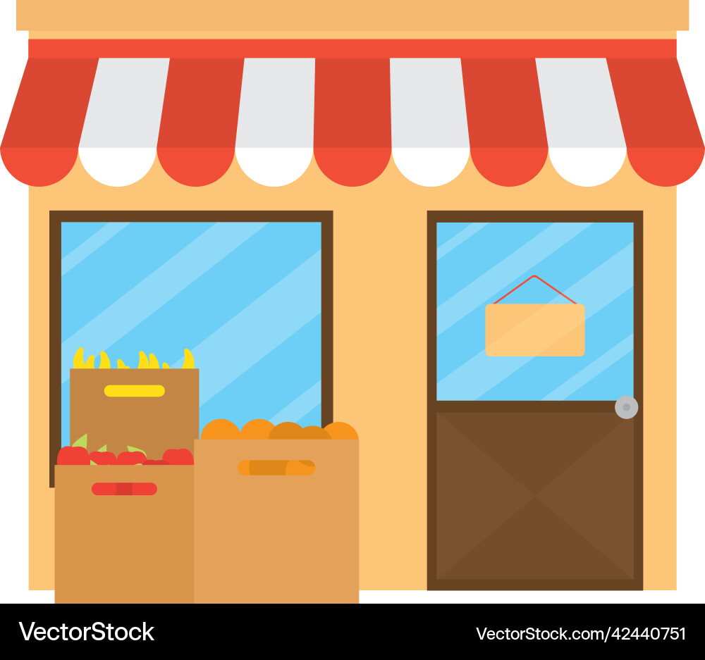 Grocery store icon Royalty Free Vector Image - VectorStock