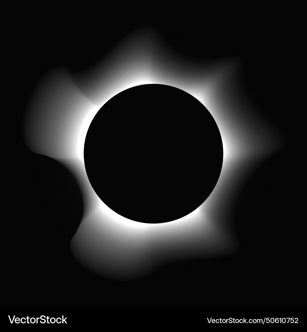 Circle illuminate light frame Royalty Free Vector Image