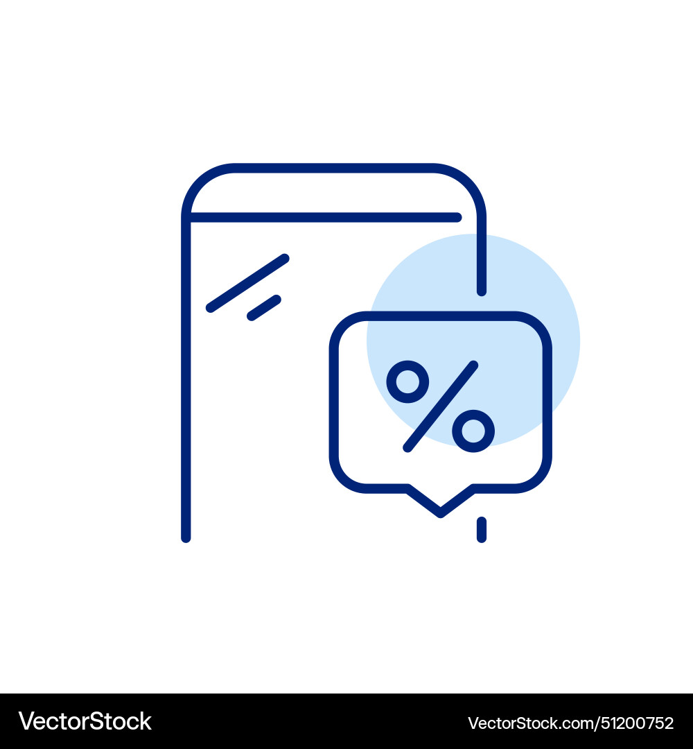 Discount notification price drop alert Royalty Free Vector