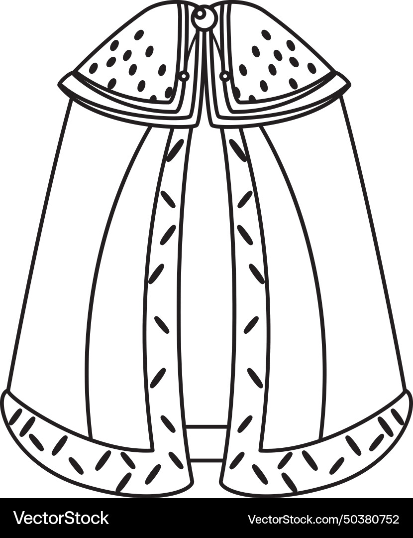 Royal cap outline icon Royalty Free Vector Image