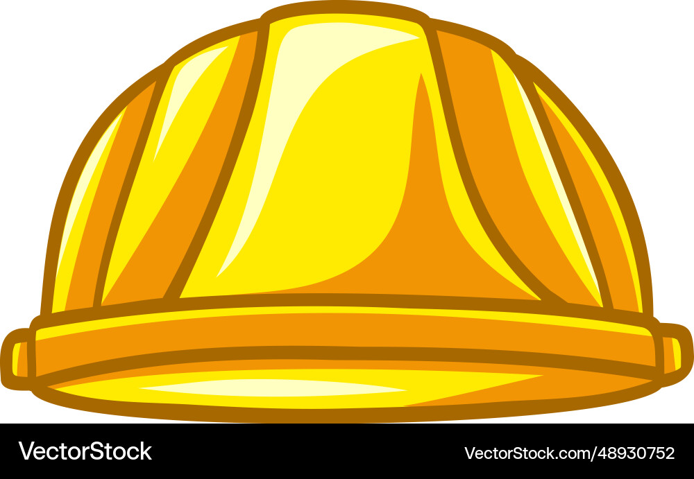 Safety helmet construction hat Royalty Free Vector Image