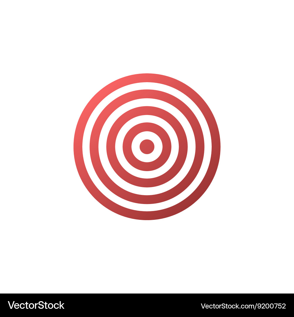 Target icon - background Royalty Free Vector Image