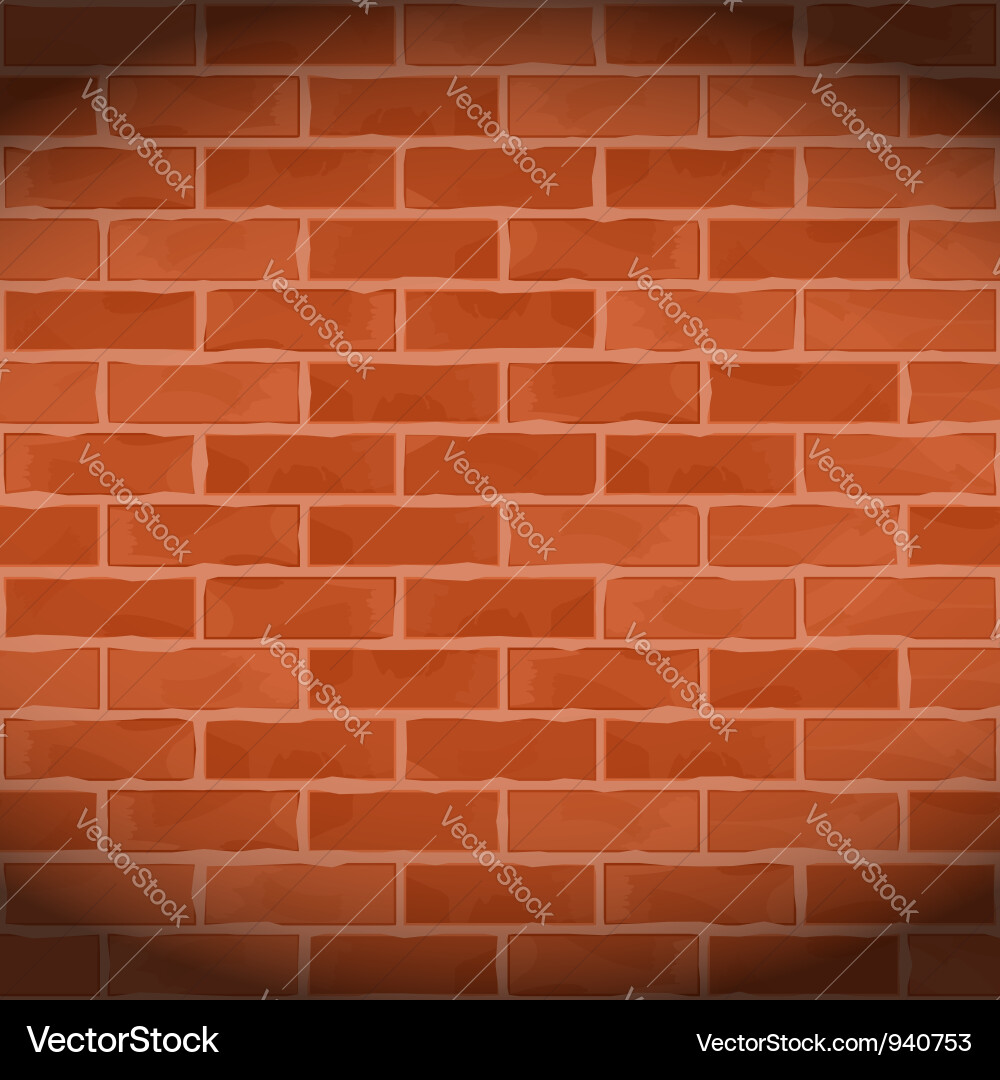 Brick wall Royalty Free Vector Image - VectorStock
