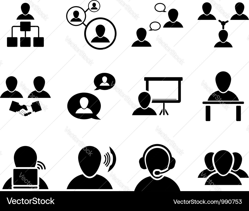 Icon set twelve Royalty Free Vector Image - VectorStock