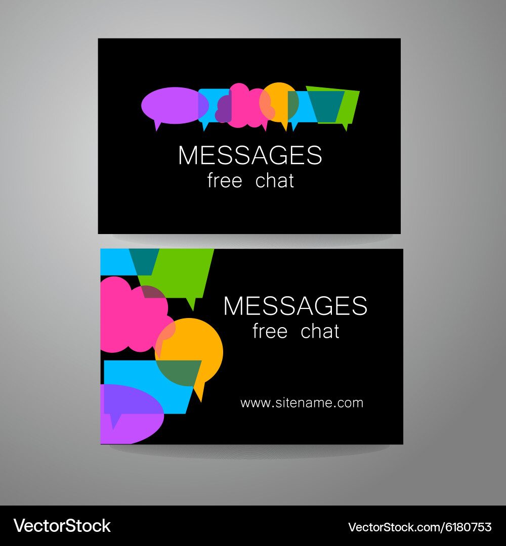 Messages logo Royalty Free Vector Image - VectorStock