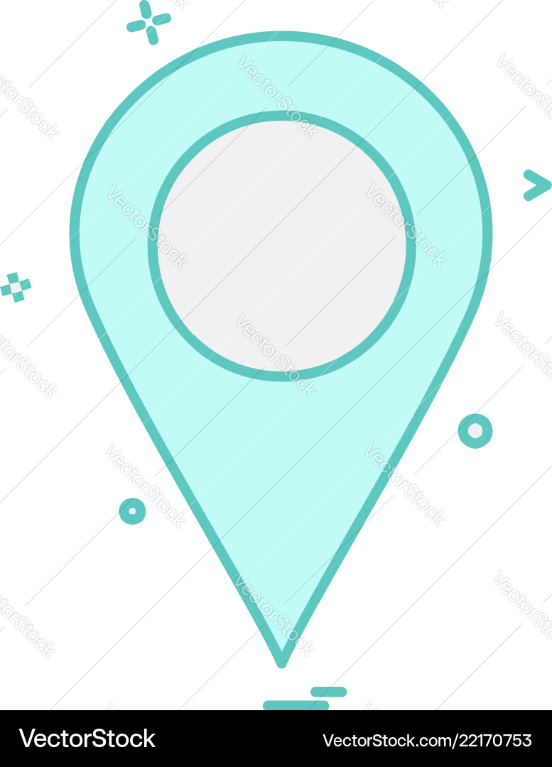 Navigation icon design Royalty Free Vector Image