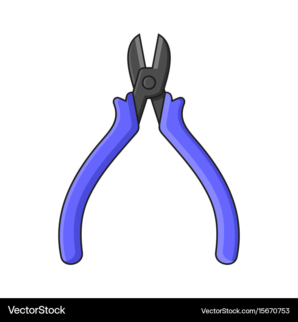 Nippers on white background Royalty Free Vector Image