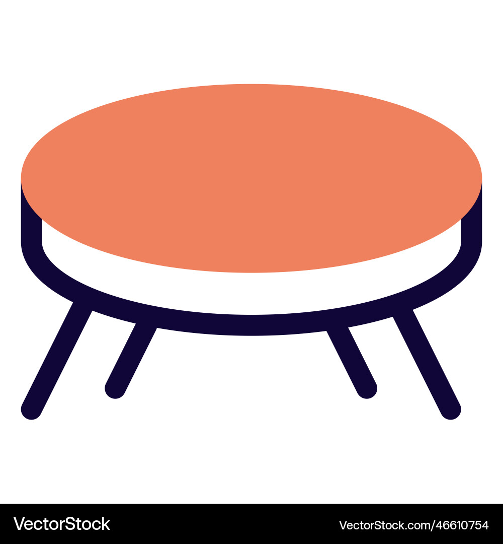 Design your home with an elegant coffee table Vector Image