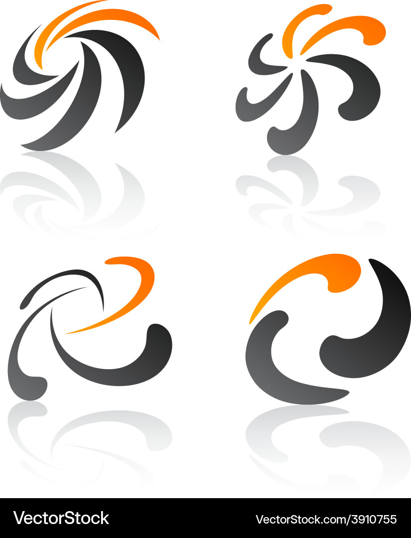 Abstract design elements Royalty Free Vector Image