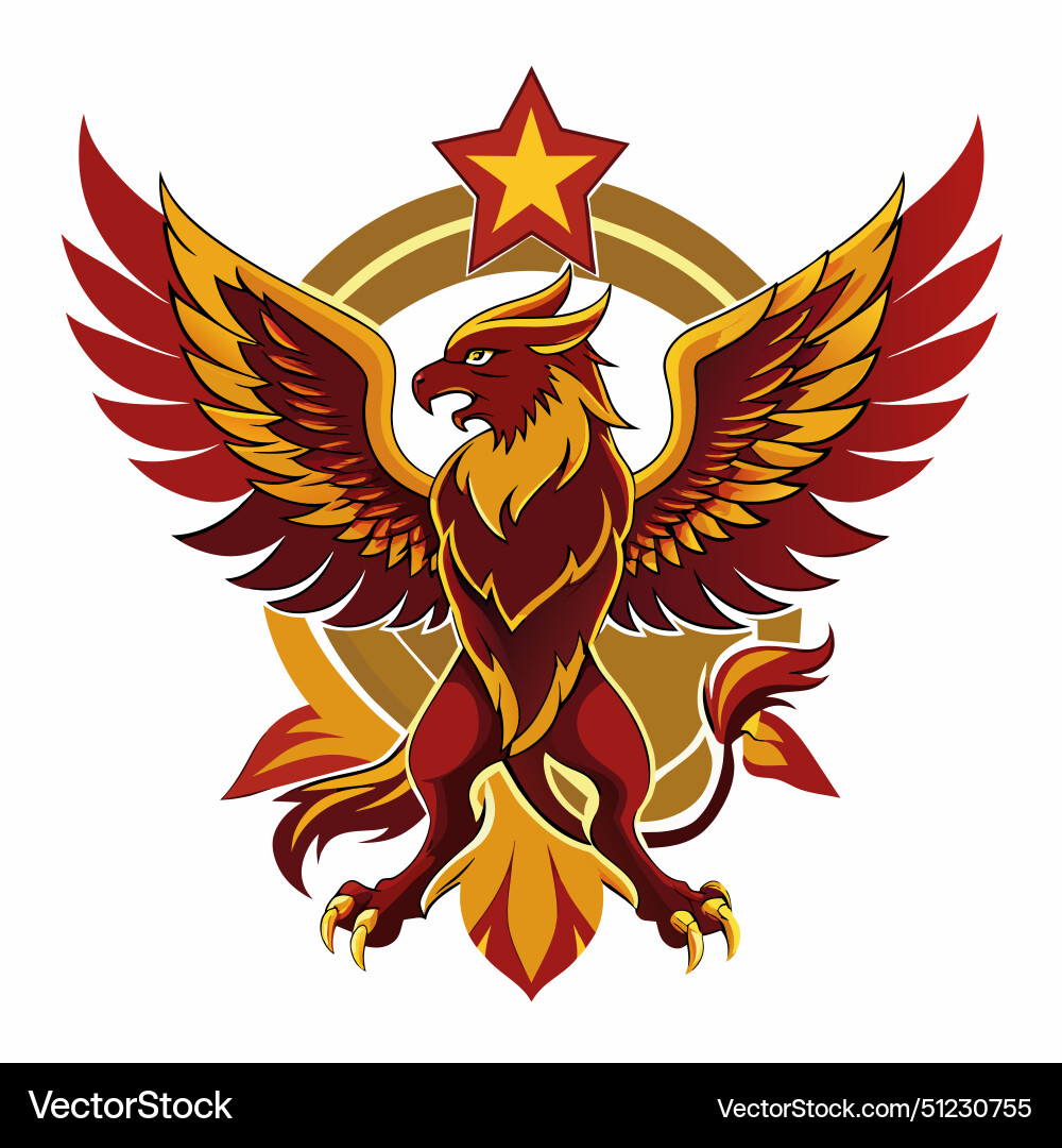 Abstract griffin Royalty Free Vector Image - VectorStock