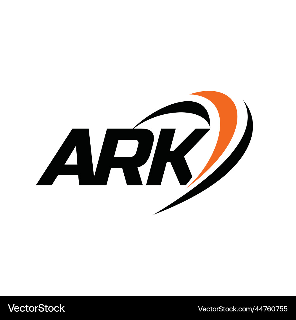 Ark monogram logo Royalty Free Vector Image - VectorStock