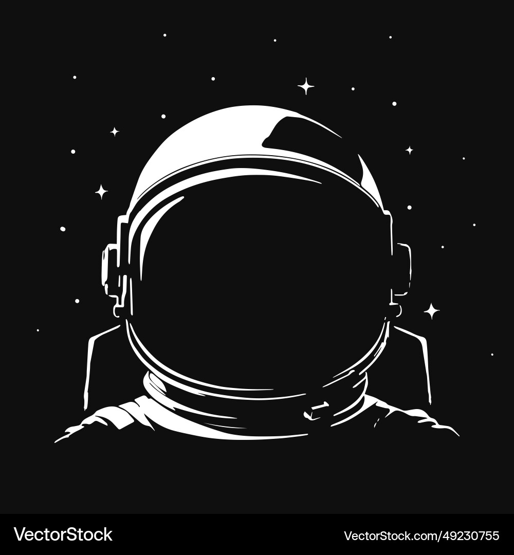 Astronaut in space Royalty Free Vector Image - VectorStock