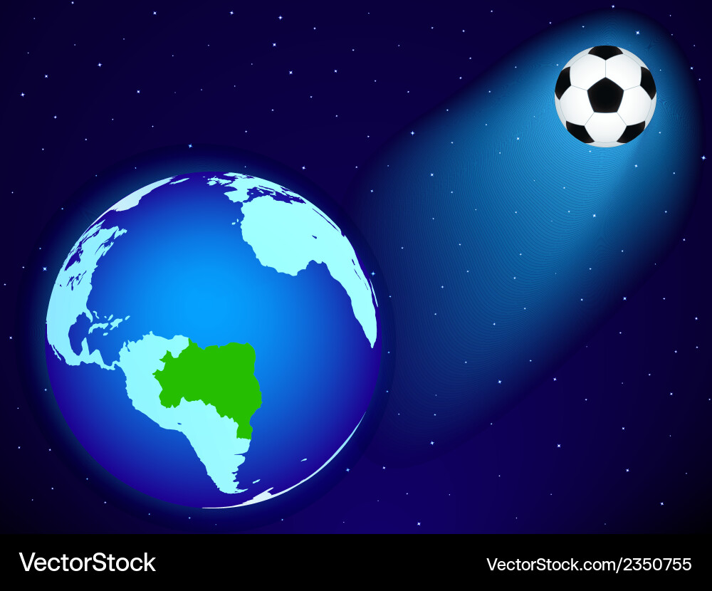 Earth and ball Royalty Free Vector Image - VectorStock