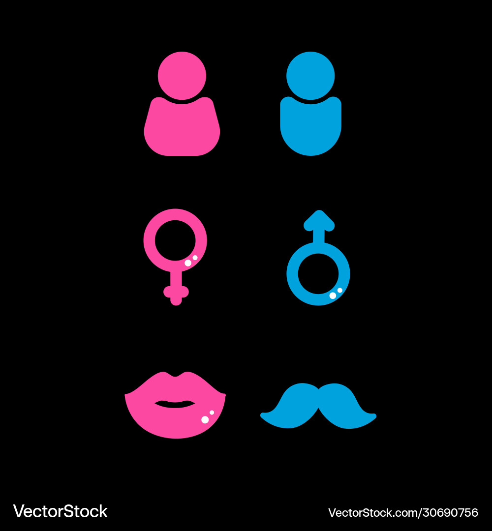 Male-female Royalty Free Vector Image - VectorStock
