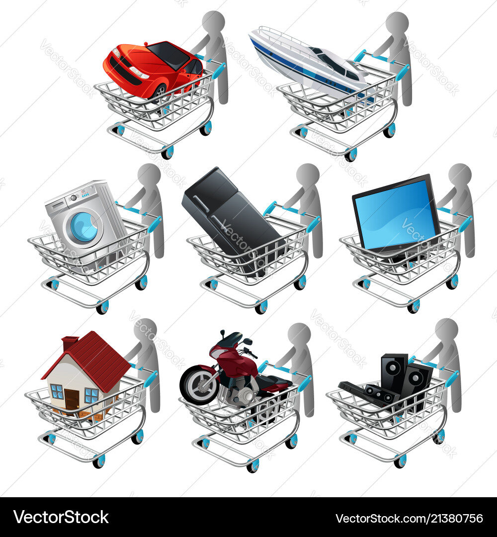 Shopping Royalty Free Vector Image - VectorStock