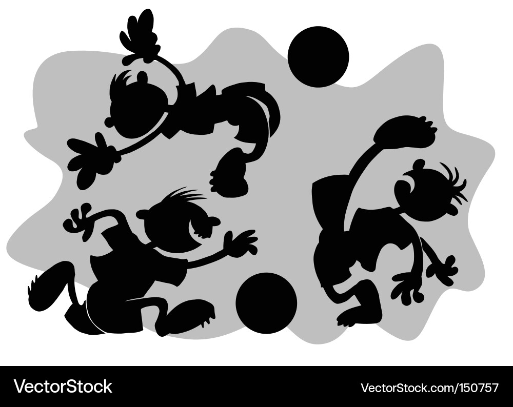 Football match Royalty Free Vector Image - VectorStock